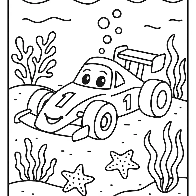 lightning mcqueen race car coloring pages